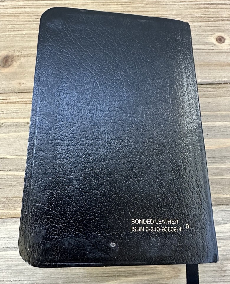 Small Bible NIV Compact Reference 1989 Red Letter Edition Leather | eBay