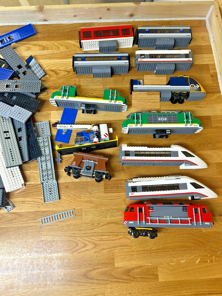 Lego City Konvolut Eisenbahn Zug Schienen ICE Teile XXL Bahn ...