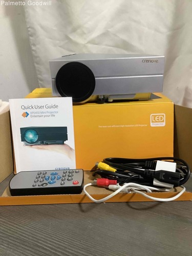 Crenova XPE450 Mini LED Projector with Remote | eBay