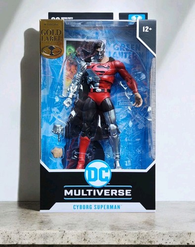 McFarlane Toys DC Multiverse Cyborg Superman Gold Label Target ...