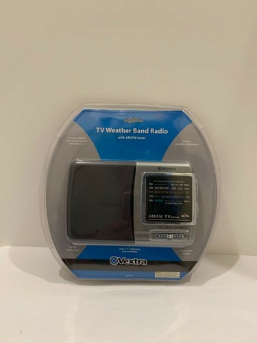 VEXTRA TV WEATHER BAND RADIO WITH AM/FM TUNER | eBay