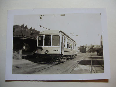 USA852 - THE CONNECTICUT Co RAILWAY - TRAM No500 Original PHOTO - NEW ...