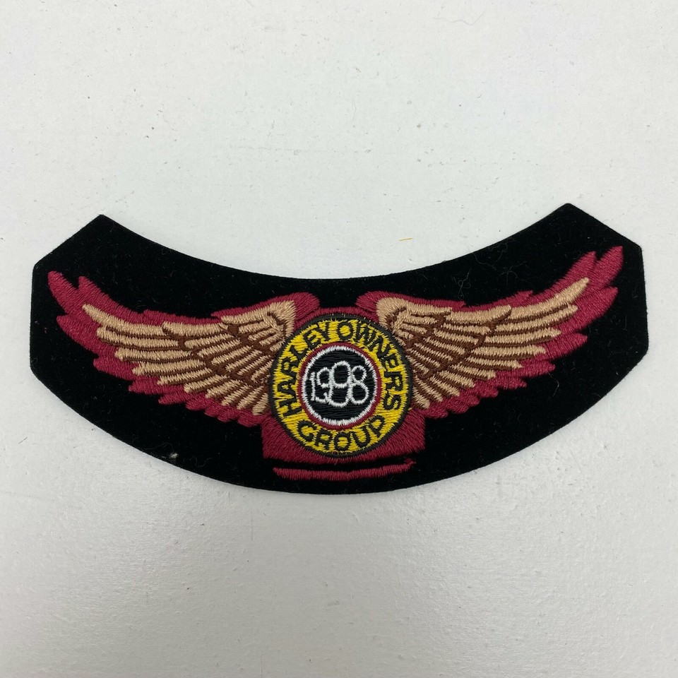 Harley Owners Group HOG Harley Davidson Year Rocker Patch HD H.O.G. | eBay