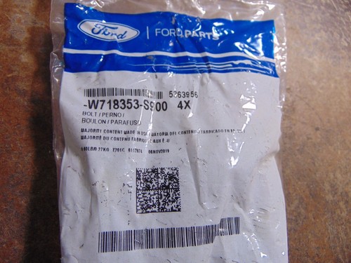 Pack of 4 Genuine Ford Trans Mount Bolt -W718353-S900 | eBay