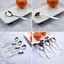 6pcs Stainless Steel Square Soup Spoon Dinner Spoon Flat Spoon Flatware ...