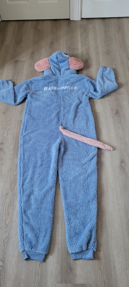 Womens XS ratatouille one piece all in one primark brand newblue pixar ...