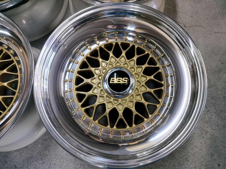 bbs rs 17" triple step 4x100(Re-drill) perfect fit bmw e30 001 003 bbs ...