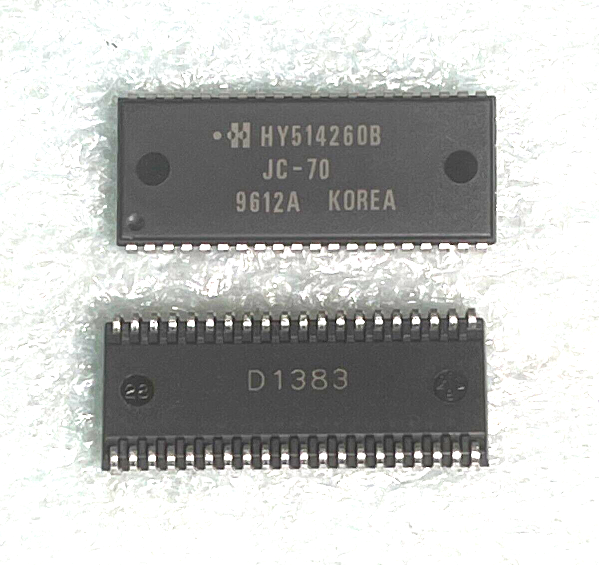 LOT OF 2: NEW HYNDAI HY514260B 40 PIN SOJ MEMORY VIDEO CARD MOBO RM2 ...