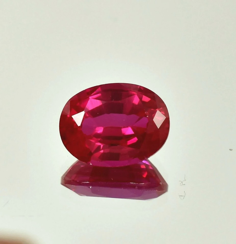 19.7X14.6mm Natural Certified Red Ruby Oval Cut Loose Gemstone 26.50Ct ...
