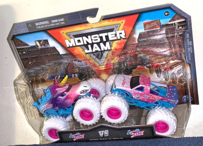 MONSTER JAM 2024 1/64 SERIES 28 SPARKLE SMASH VS. SPARKLE SMASH 2 PACK ...