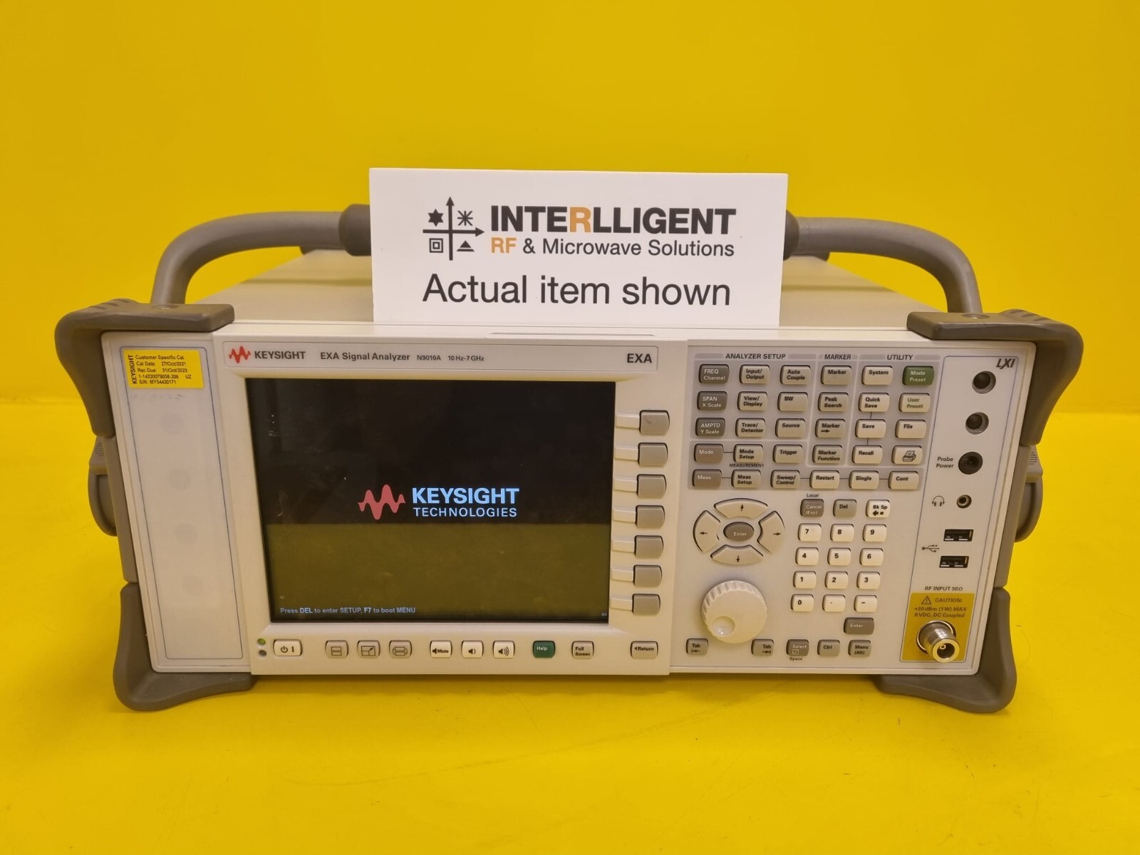 N9010A 7GHz EXA Spectrum Analyzer WIN10, PreAmp, 40MHz analysis BW ...