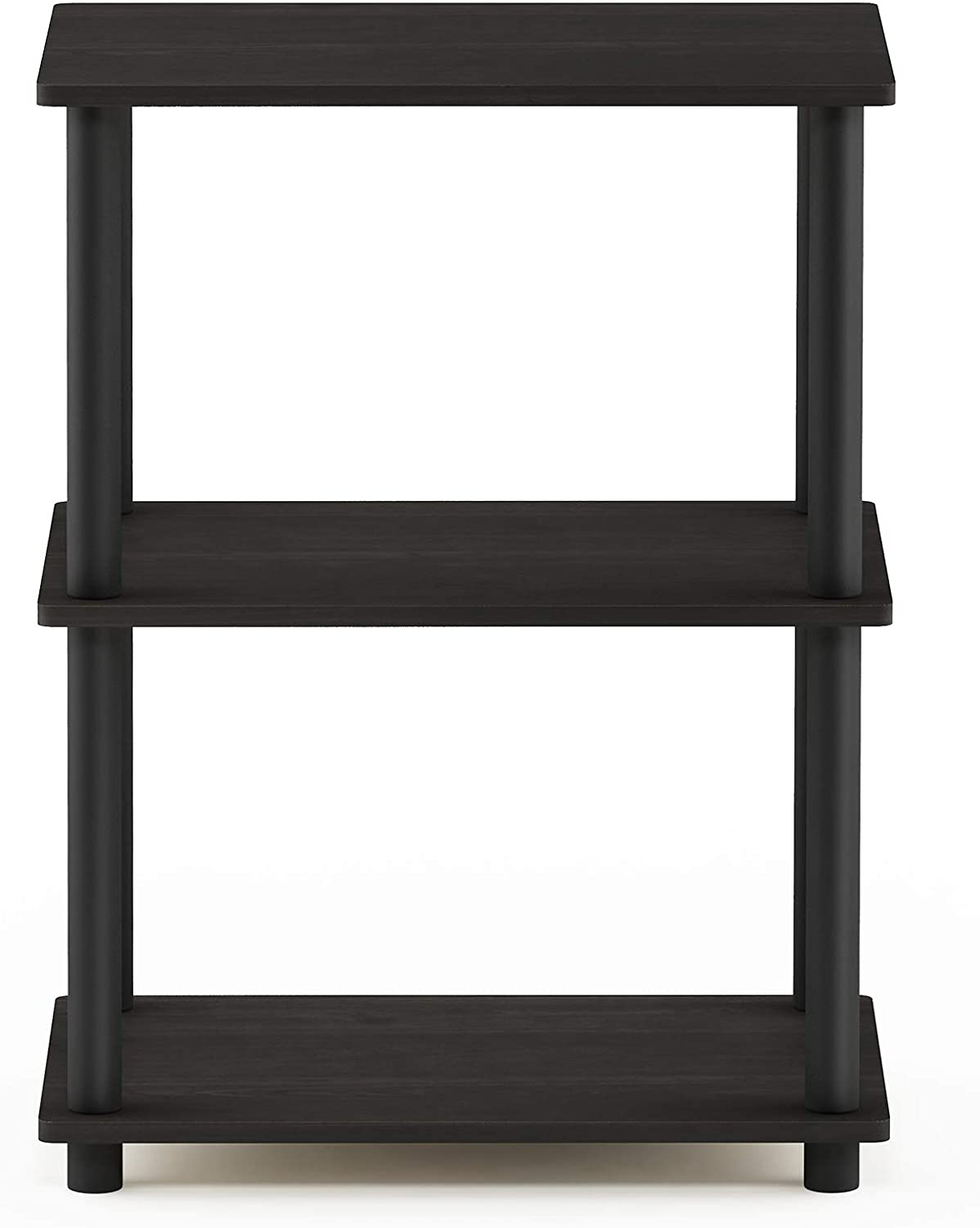 Furinno No Tool 3-Tier Storage Shelf Narrow Freestanding French Oak ...