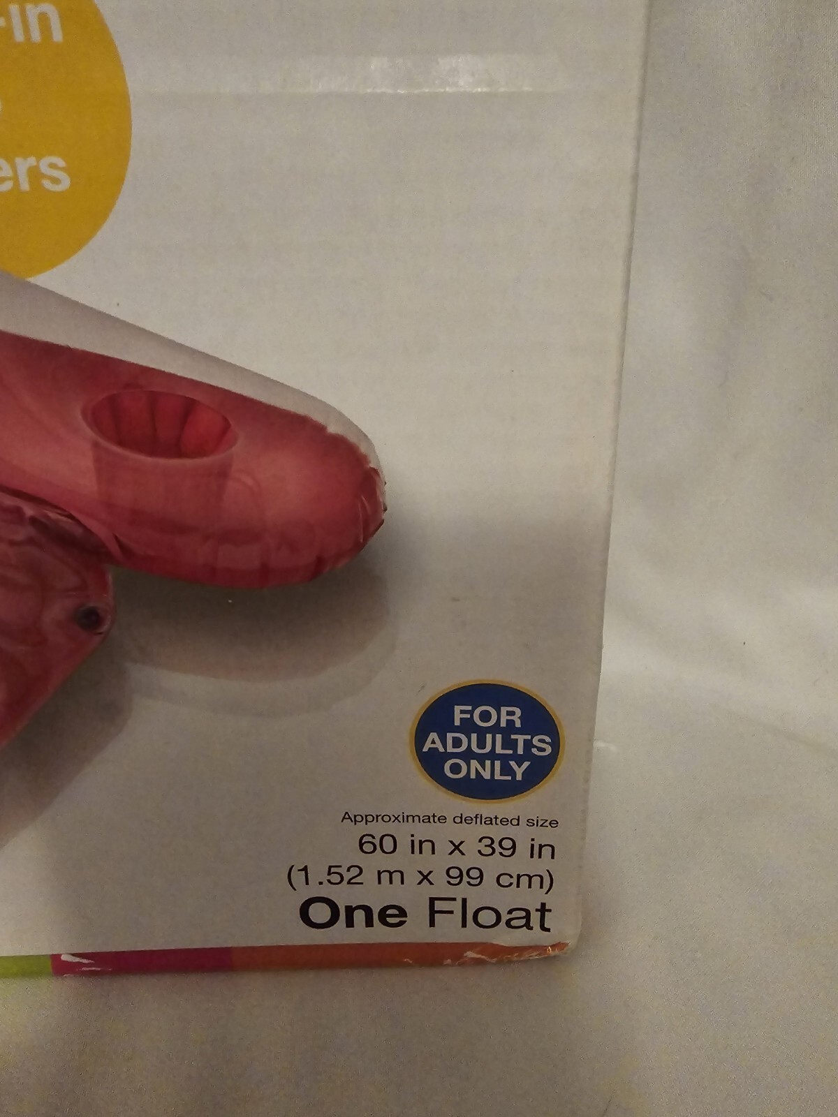 Intex Sit N Float Inflatable Lounge Pink Adult Water Chair Pool Float ...