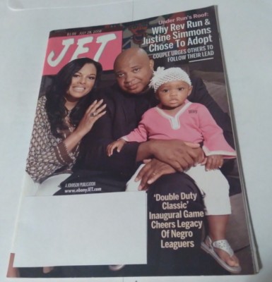 Jet Magazine Issue July 28 2008 Rev Run & Justine Simmons | eBay