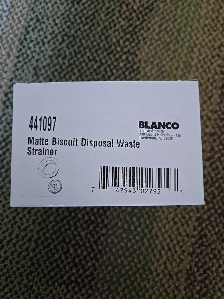 Blanco 441097 Kitchen Sink Drain Strainer Flange InSInkErator Disposal ...