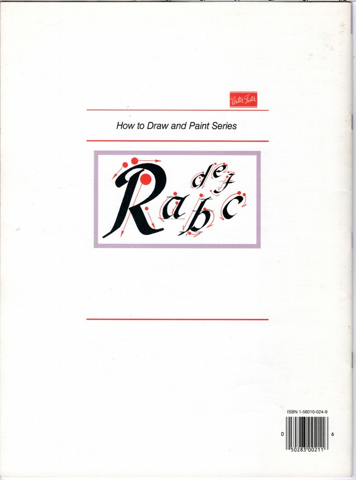 "Calligraphy & Lettering /2" Walter Foster Publishing #211 How to Draw ...