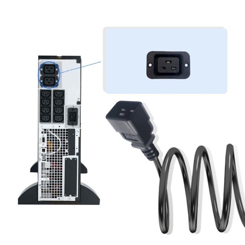 C20 Male to C13 Female Power Extend Cord 1.8M Power Extension Cable for ...