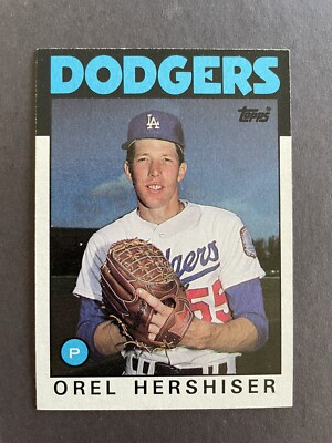 1986 Topps Orel Hershiser #159 Los Angeles Dodgers Baseball Card | eBay