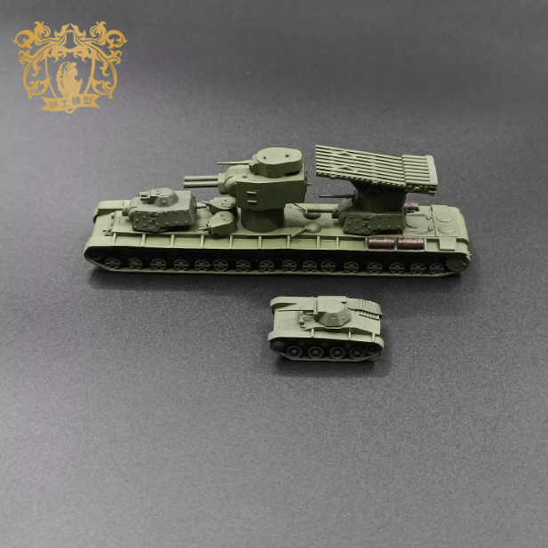 3D Printed 1/144 Soviet KV-6 Super Heavy Tank Finished Tank Model ...