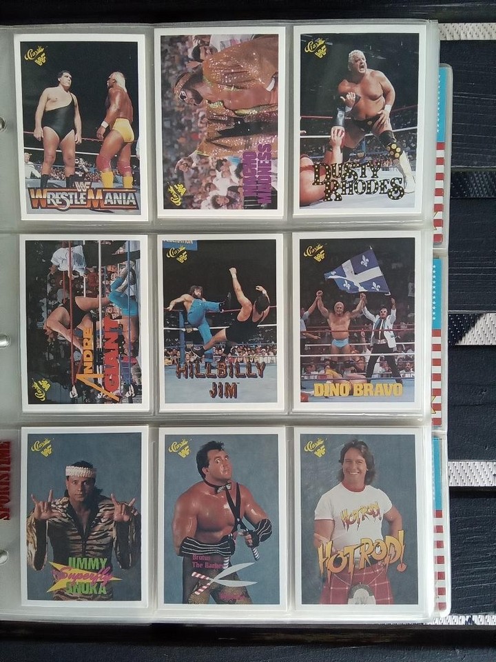 Vintage WWF/WCW Cards/Stickers Lot, NiceInvestmentToTurn&Sell Approx ...