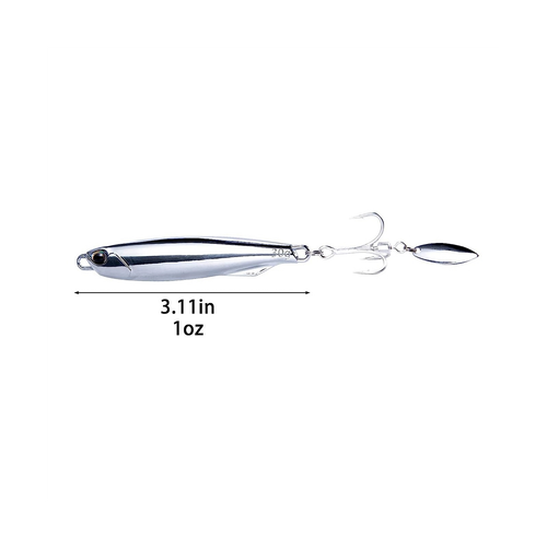 3 Pack Surf Fishing Trolling Köder Vertical Diamond Jigs Mackerel ...