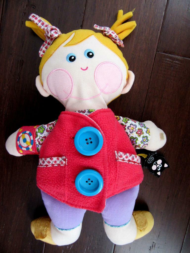Vintage 2001 Playskool Dressy Bessy & Cat Learn to Dress Soft Doll ...