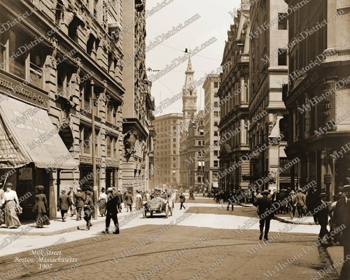 Boston Massachusetts 1907 8x10 Historic Vintage Photo Reprint FREE ...