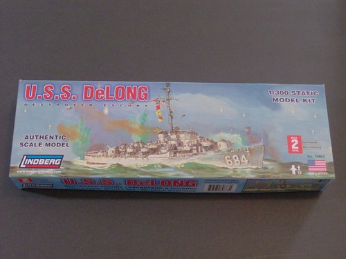 Lindberg LND 1/300 USS DeLong Destroyer ESCORT Plastic Model Kit 70863 ...