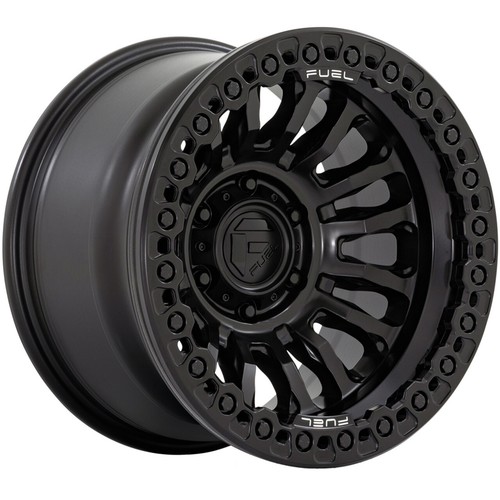 17x8.5 -1 Fuel 1PC FC857 Rincon 5x5.0 Matte Gunmetal Black Lip Wheels ...