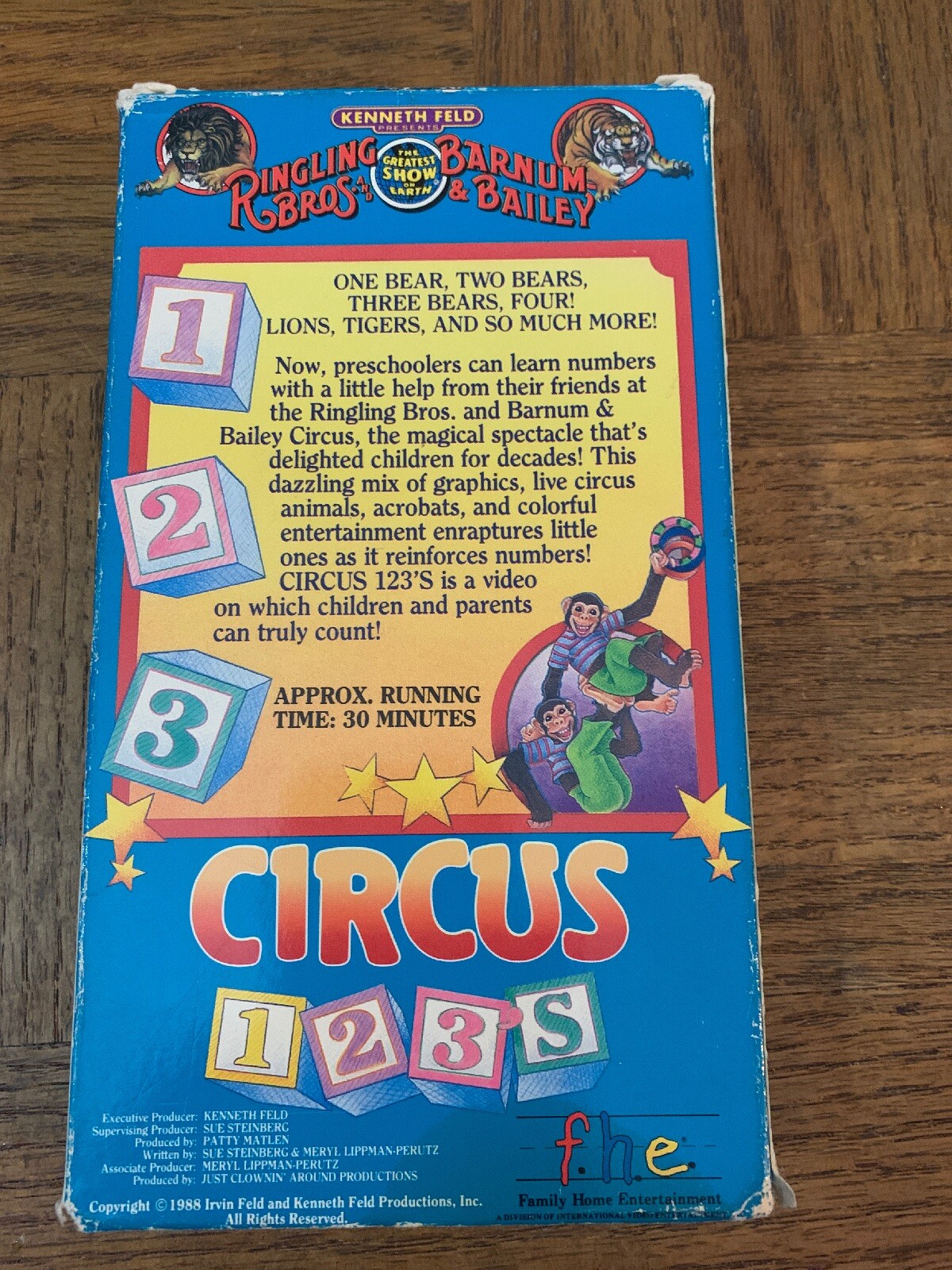 Ringling Bros Circus 123s VHS | eBay
