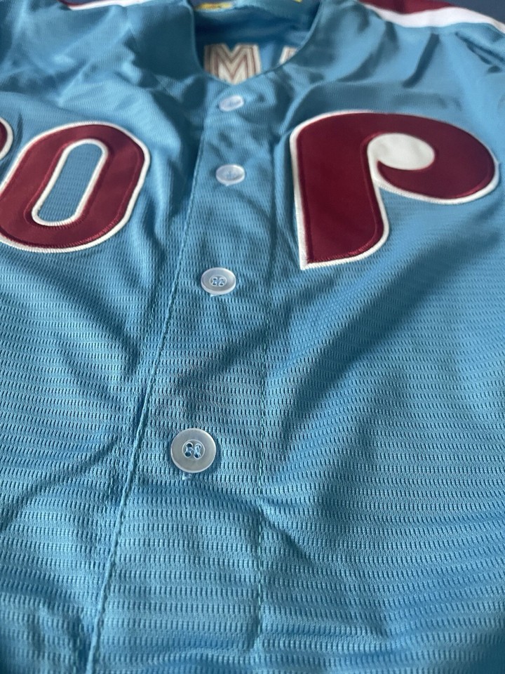 Mike SCHMIDT Philadelphia Phillies #20 Powder Blue Jersey Adult All ...