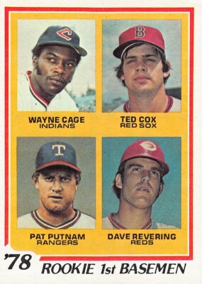1978 Topps Baseball Pat Putnam RC Rookie 1st Basemen #706 EX+ TEXAS ...
