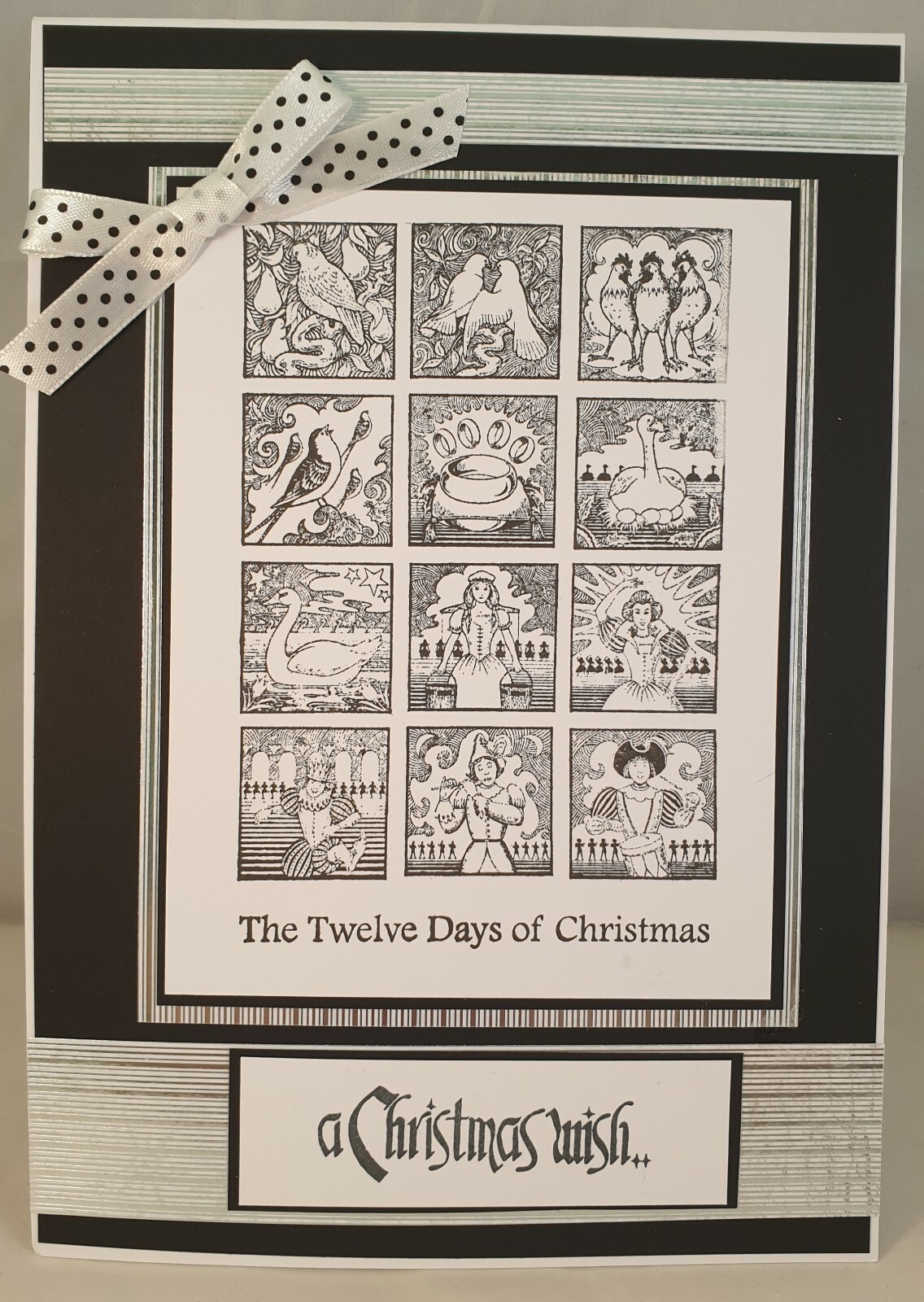 12 Days of Christmas Mini Unmounted Rubber Stamp set | eBay UK