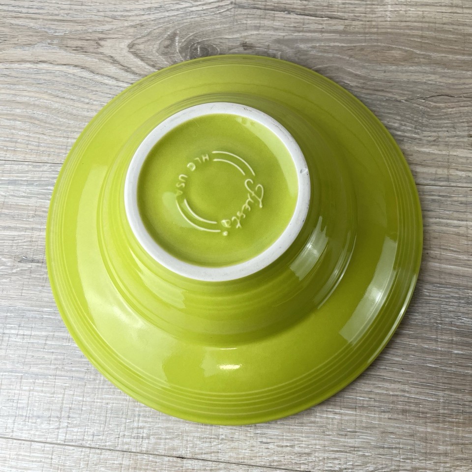 Fiestaware Retired Lemongrass Signature Serving Bowl 10" | eBay