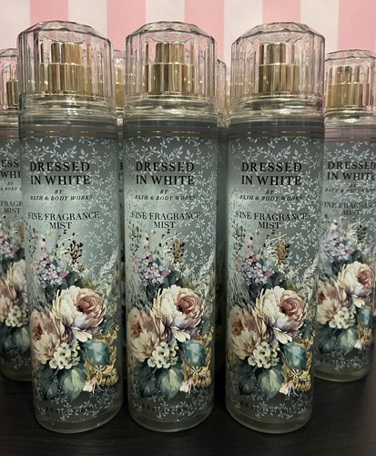 Only 1 Bath and Body Works dressed in white Fragrance Mist 8 oz | eBay