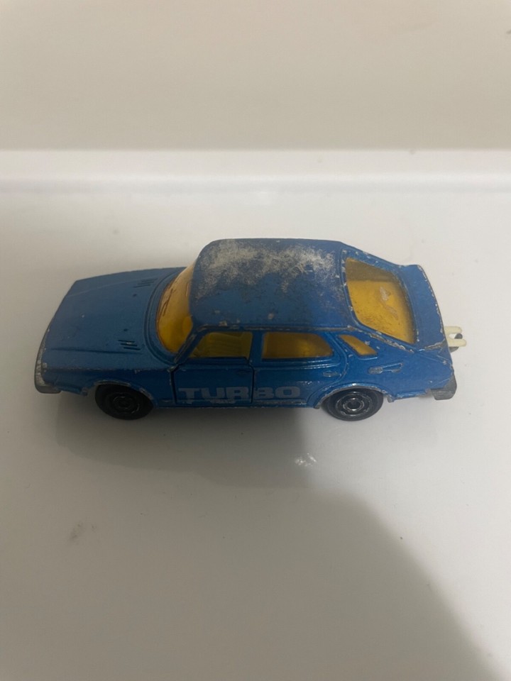 Majorette Saab Turbo 284 Die Cast Car Vehicle Made in France Vintage ...