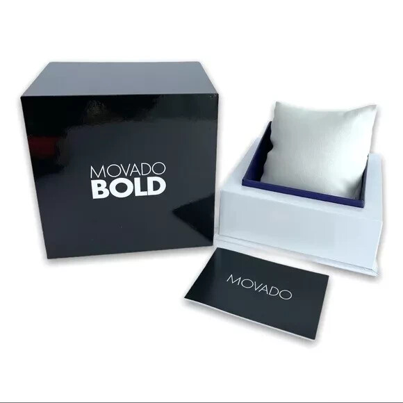 MOVADO BOLD 3600892 WHITE DIAL TWO TONE WHITE/GOLD BRACELET BAND WOMENS ...