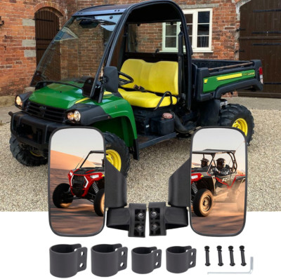 ATV UTV Rear View Side Mirrors For John Deere Gator HPX 625I 825I 860I ...