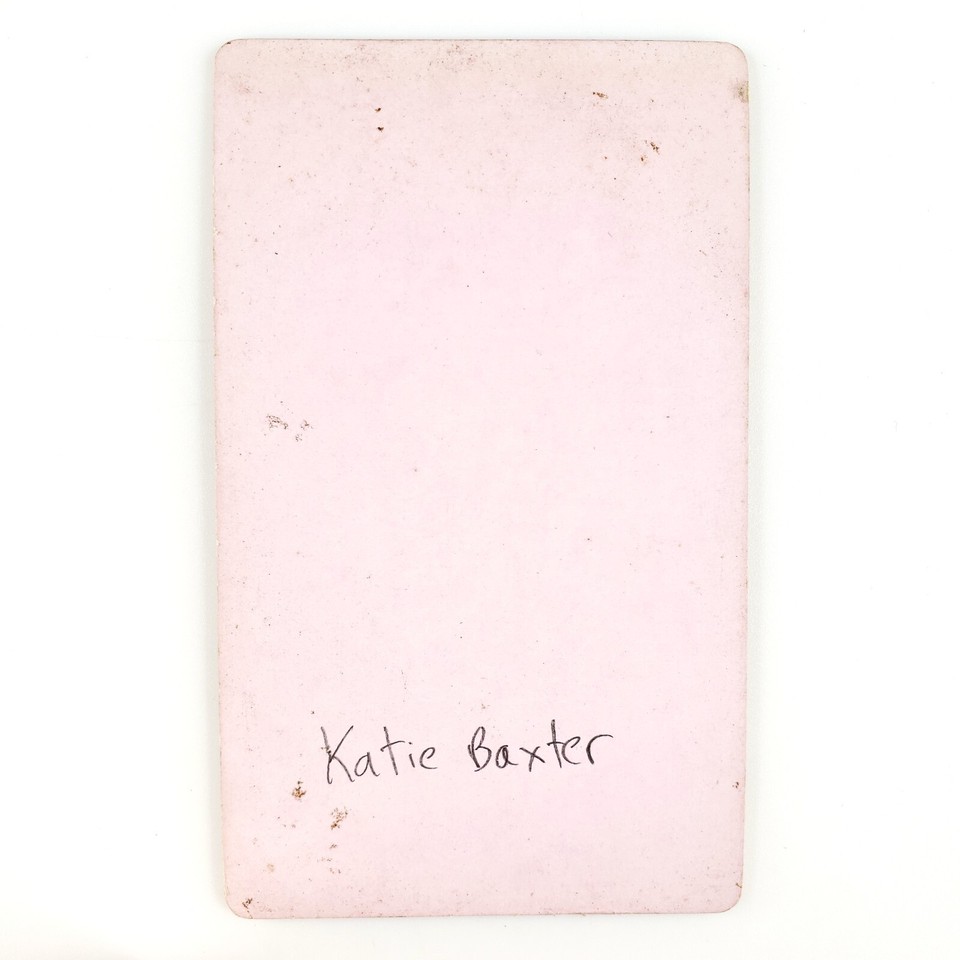 Named Little Girl CDV Photo c1878 Antique Katie Baxter Child Portrait ...