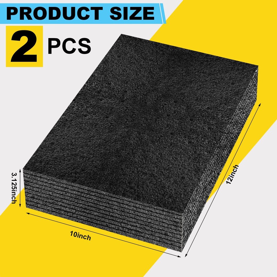 Customizable Polyethylene Foam Black Packing Foam Inserts 12" x 10" x 3 ...