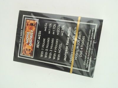 Monopoly Millionaire Lifestyle Cards Title Deeds Part Hasbro 11198838CD ...