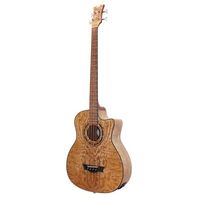 Acoustic Electric Bass Guitar 41'' Cutaway Electric Acoustic Bass 4 ...