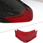 Red Carbon Fiber Rear Window Lower Trim Cover For Corvette C8 Coupe ...