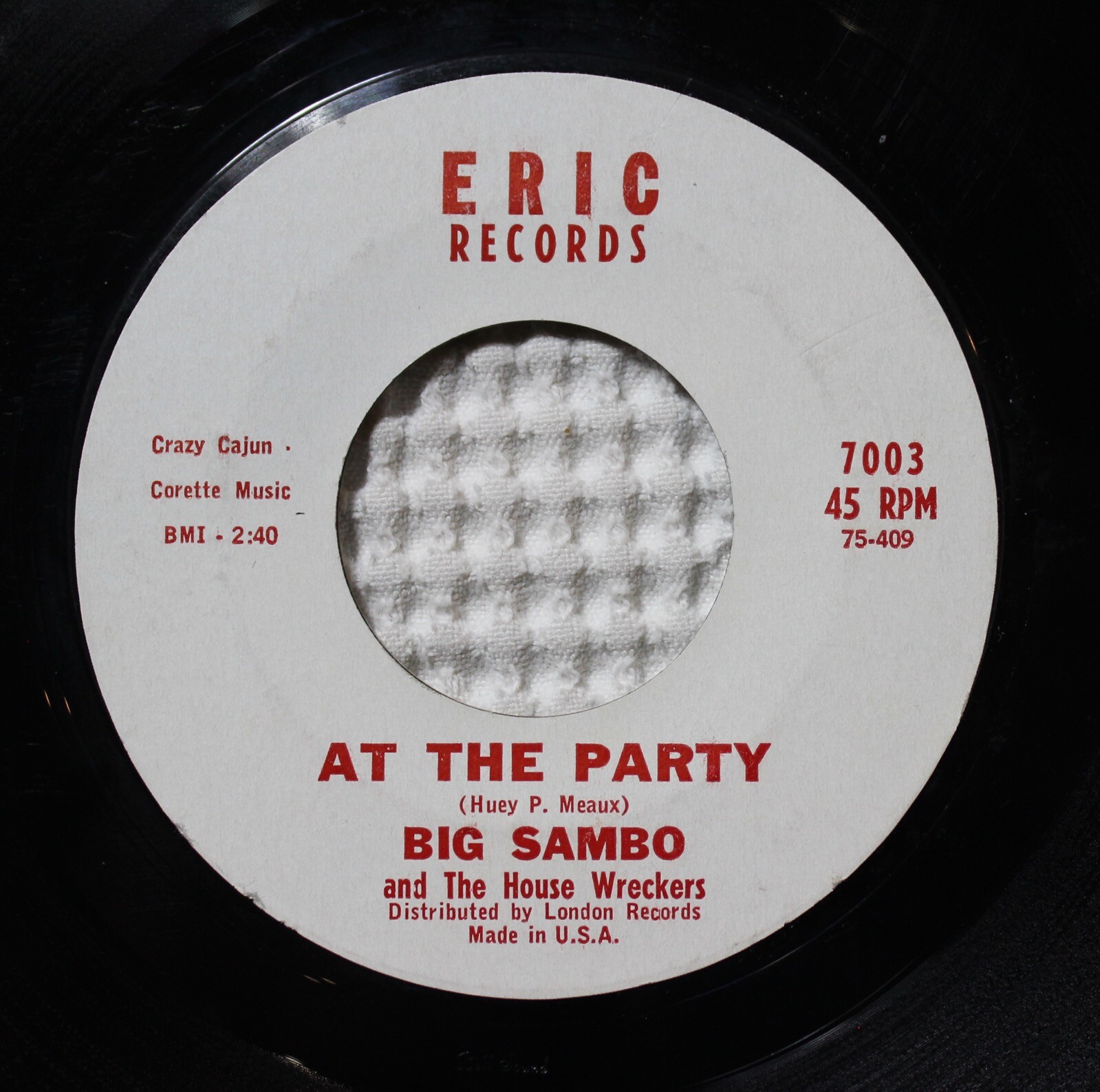 BIG SAMBO And The HOUSE WRECKERS At The Party Orig '62 ERIC R&B Rocker ...