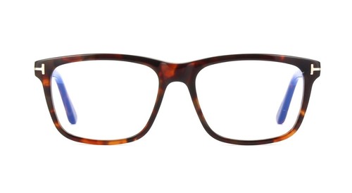 Tom Ford FT 5479-B BLUE BLOCK Havana (054) Eyeglasses | eBay