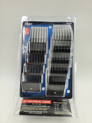 Oster Universal Comb Attachment 10 Comb Attachment & Pouch To Store ...