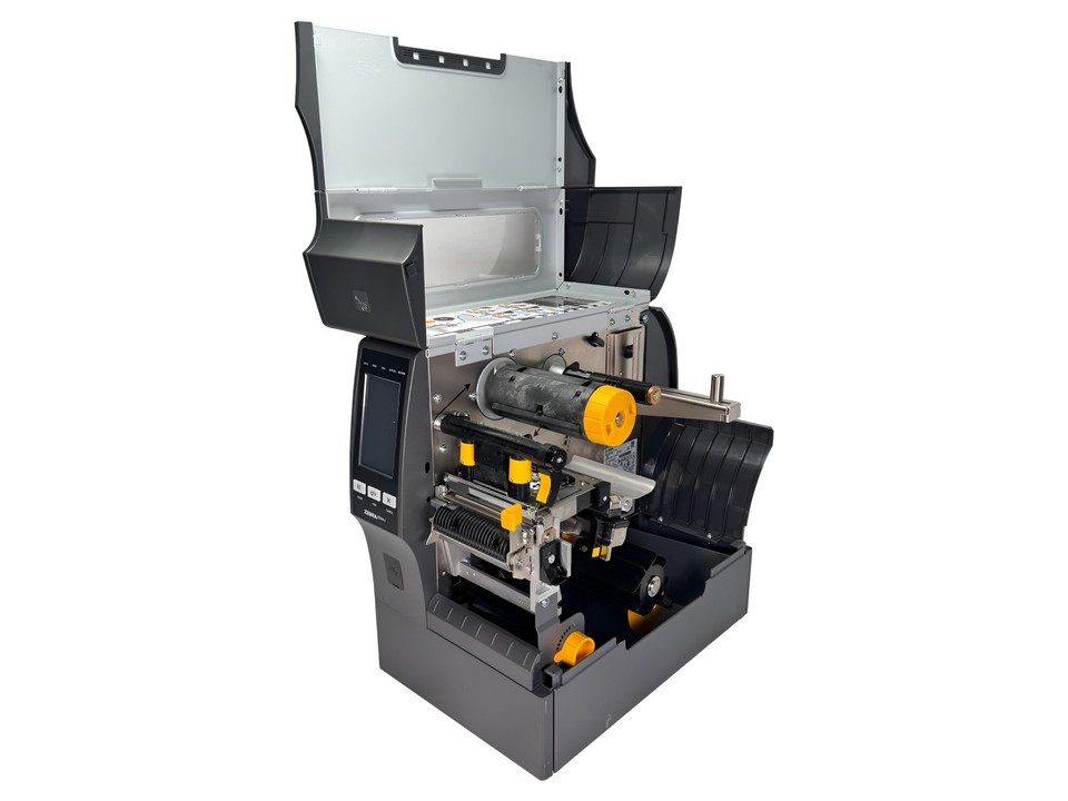 TESTED Zebra ZT411 Thermal Transfer Label Printer Peel Full Rewind ...