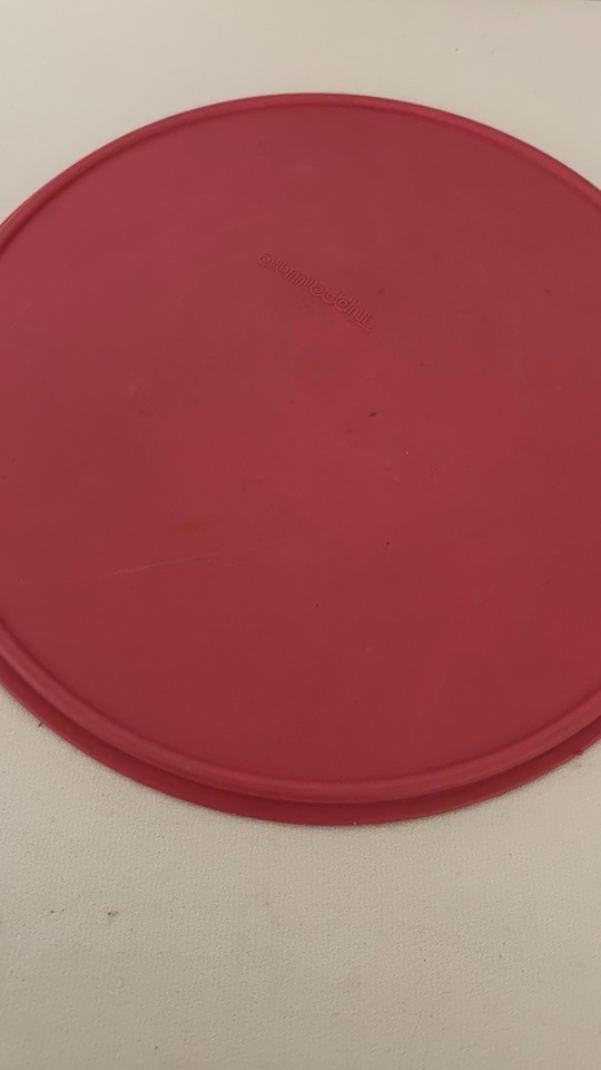 Large Tupperware Fix-N-Mix 12" Replacement V Seal Lid Round Hot Pink ...