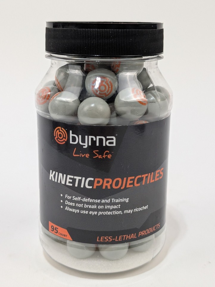 Byrna Launcher Kinetic Projectiles Self Defense & Training - 95 Count ...