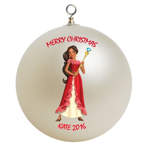 Personalized Princess Elena Christmas Ornament Gift Add Childs Name ...
